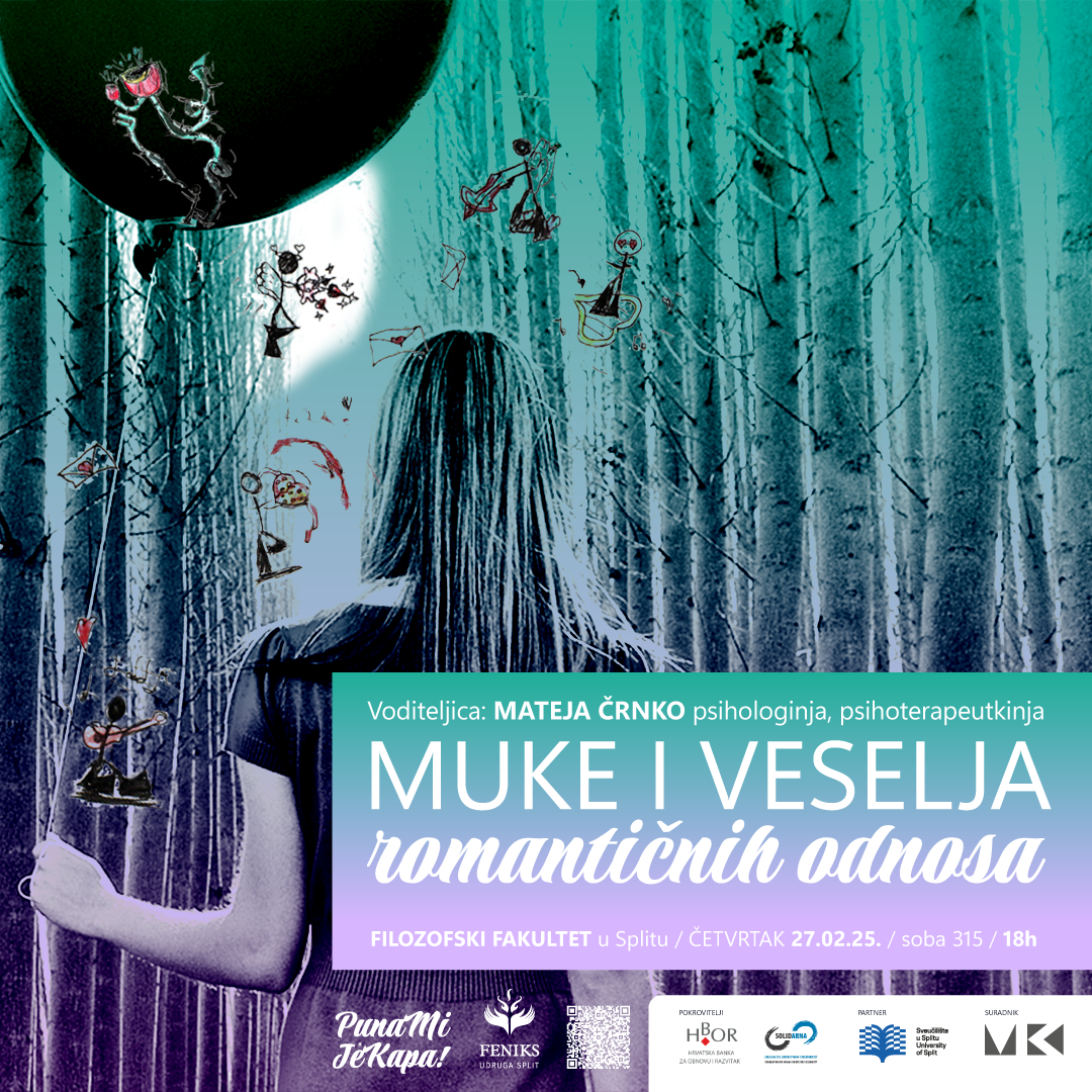 Sveučilište u Splitu - Radionica "Muke i veselja romantičnih odnosa"